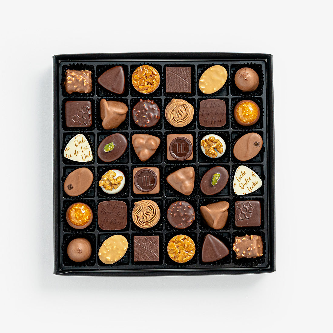 Praline and Truffle Assorted Box 36pcs – Läderach Egypt